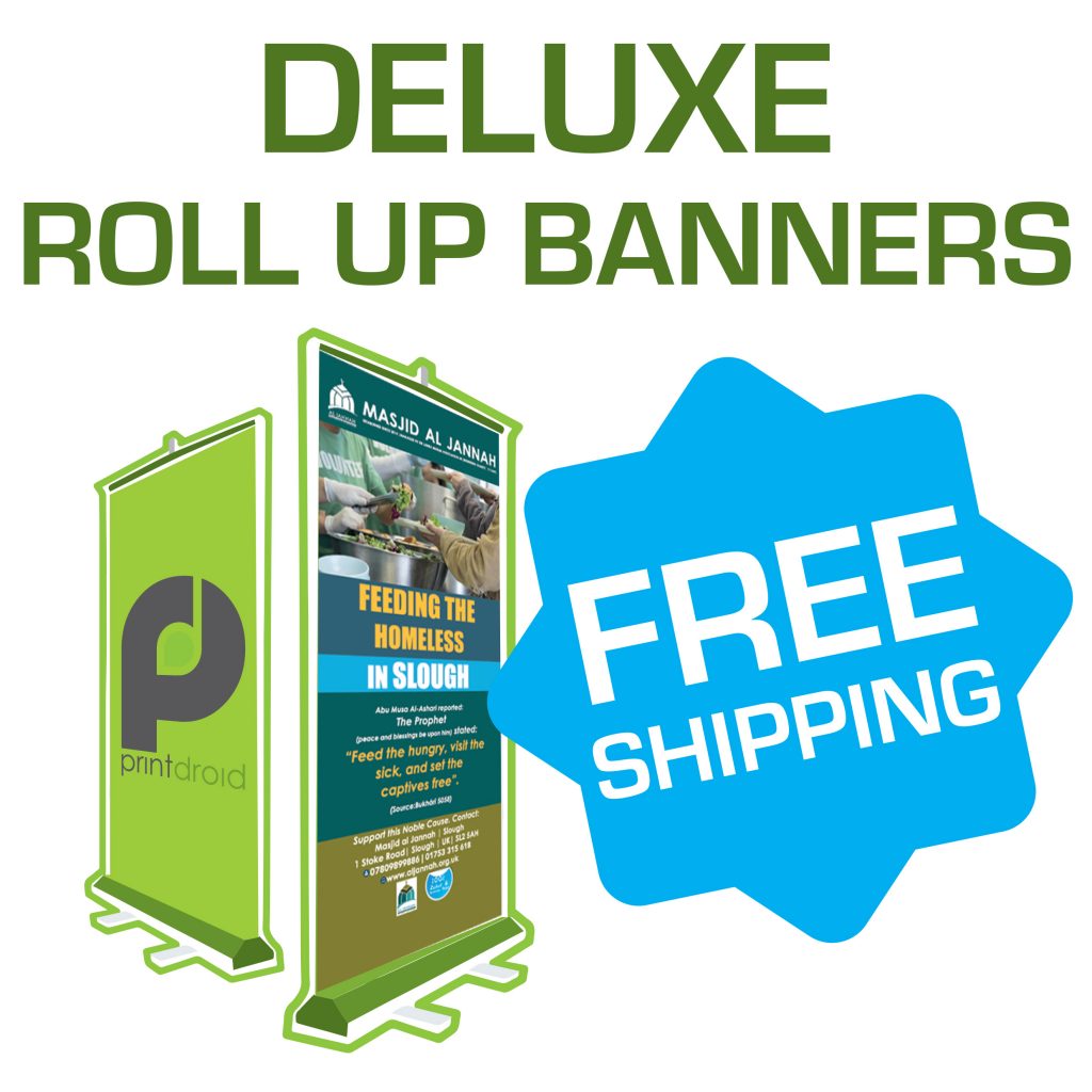 DELUXE Rollup Banners (Popup Banners) - PrintDroid - Printing Services